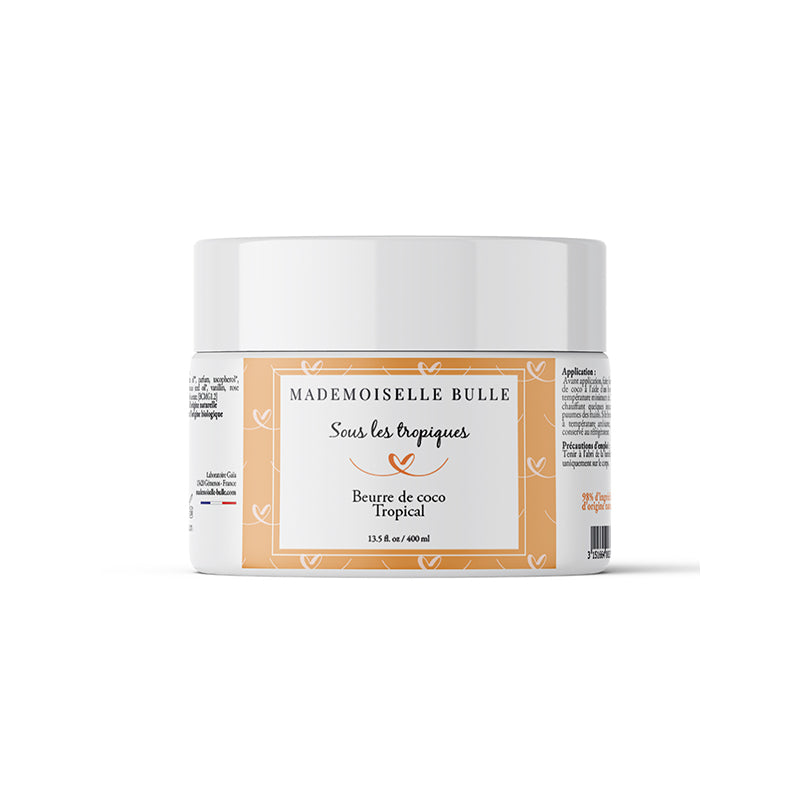 Beurre de coco tropical - 400ml – Mademoiselle Bulle